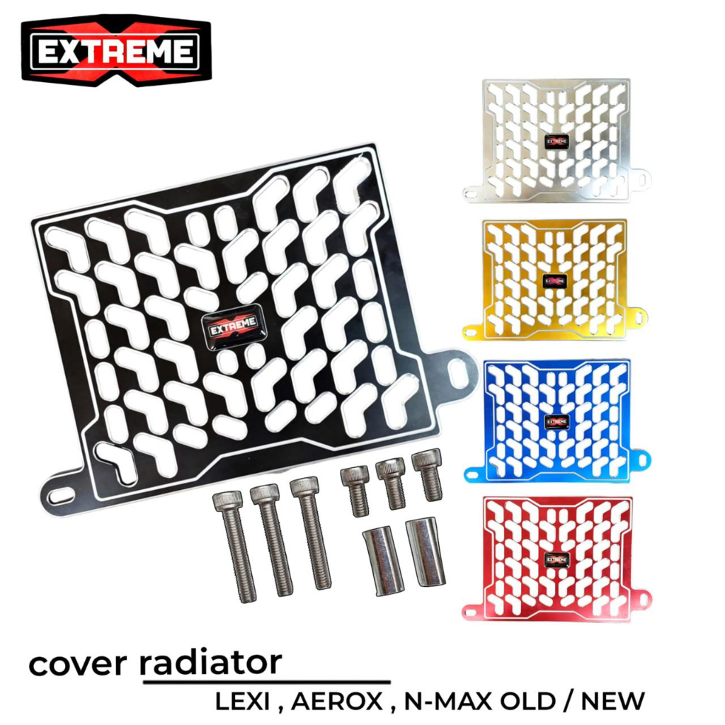 Jual Promo Cover Tutup Radiator Extreme Full Cnc Two Tone Motor Nmax ...