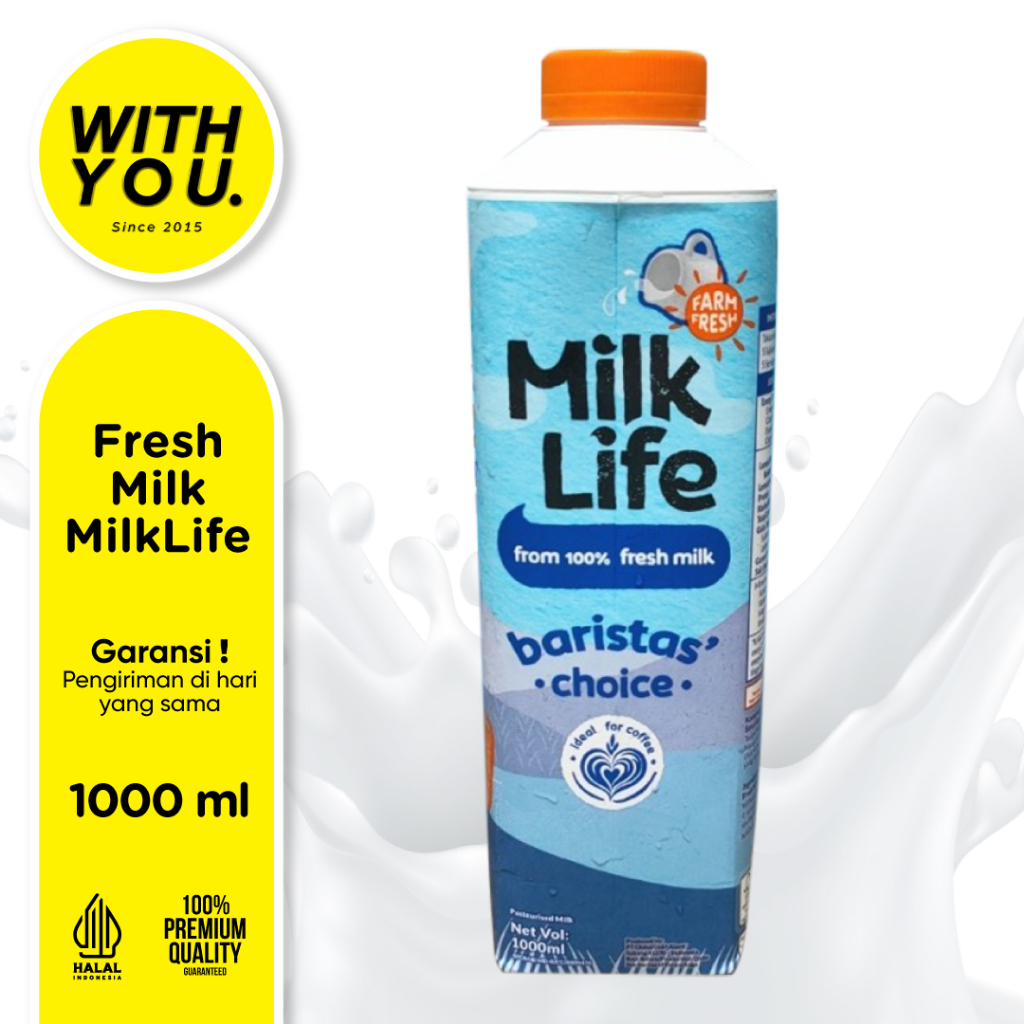 Jual Milklife Baristas Choice Fresh Milk 1000ml | Shopee Indonesia