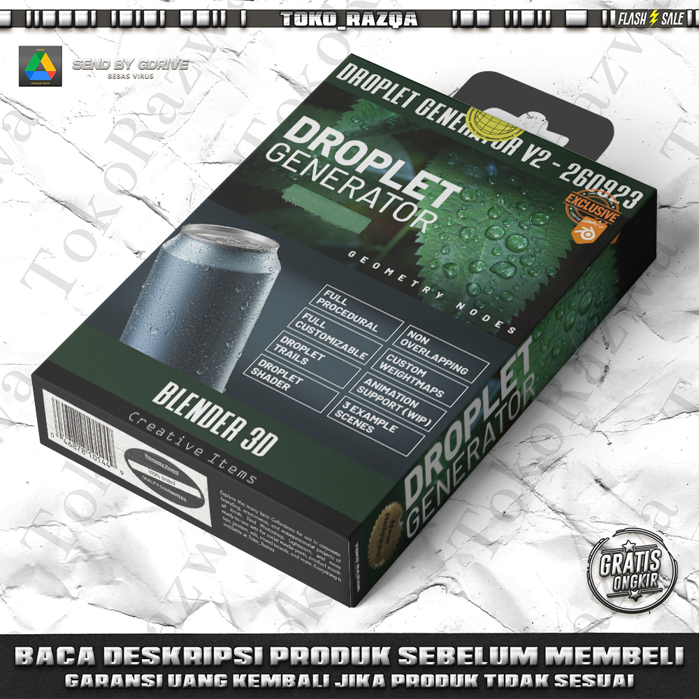 Jual 260923 - Droplet Generator v2 - Blender 3D | Shopee Indonesia
