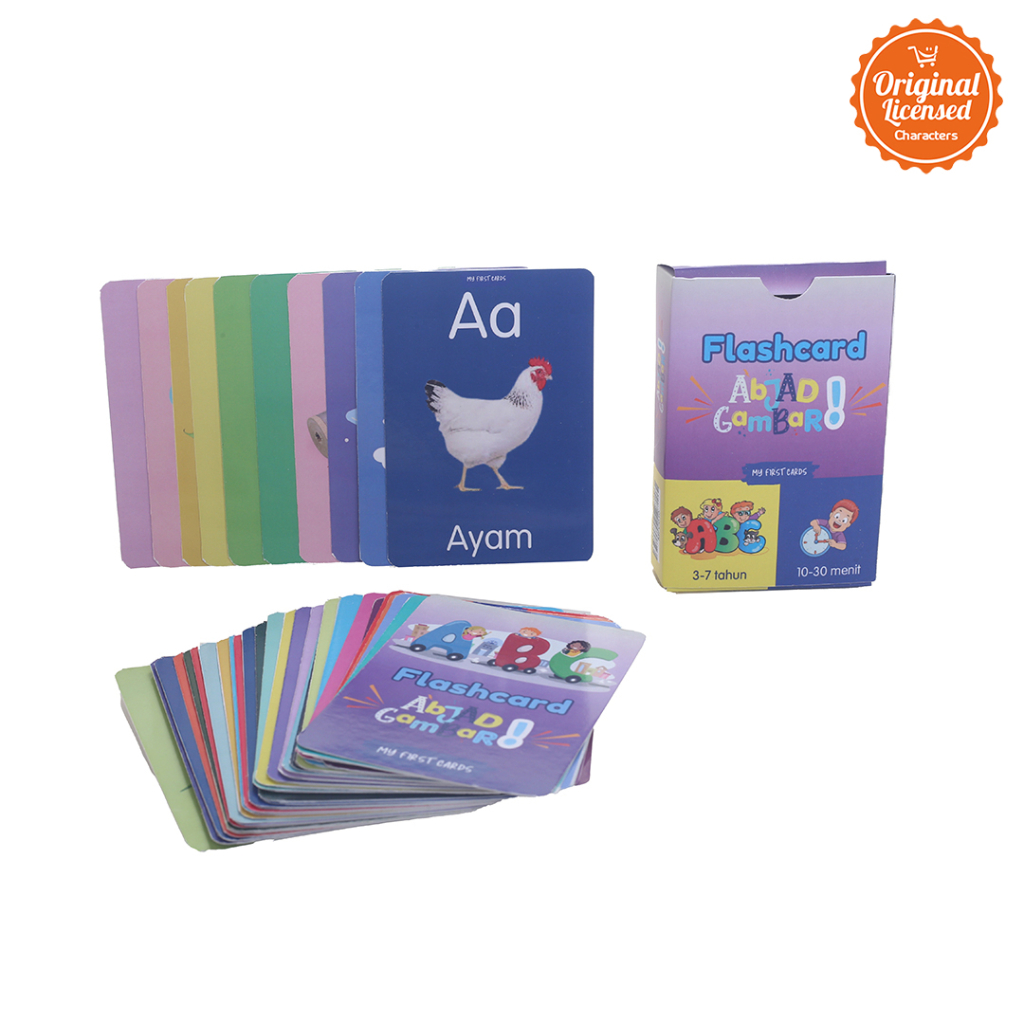 Jual My Flash Cards - Seri Abjad Gambar | Shopee Indonesia