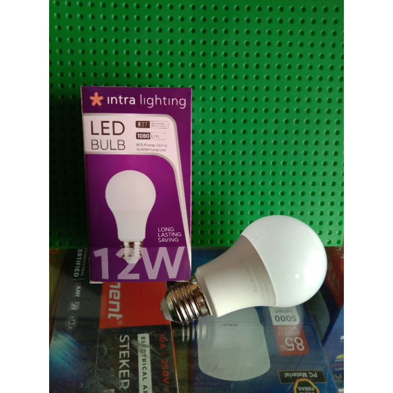 Jual lampu LED 12 Watt intra bulb garansi 1 thn | Shopee Indonesia