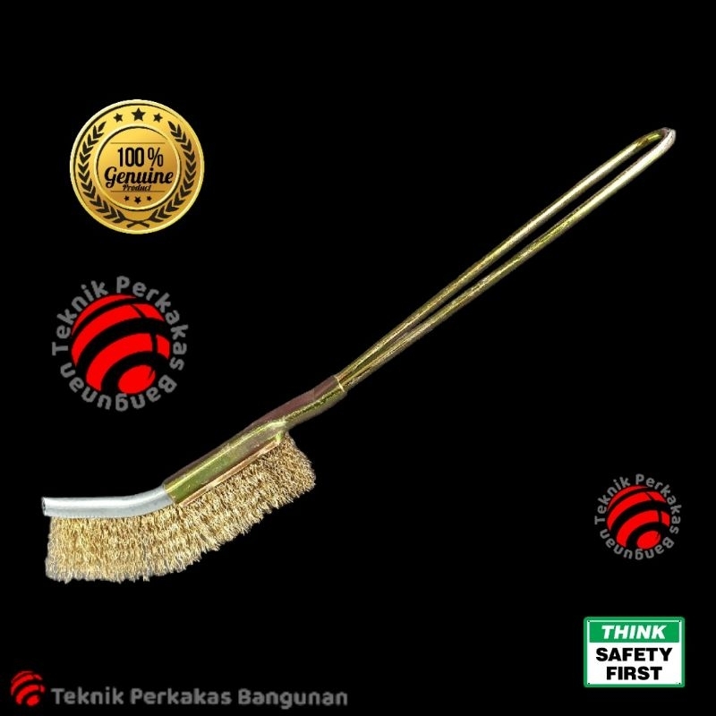 Jual Sikat kawat besi baja bengkok gagang besi / hand brush/ sikat ...