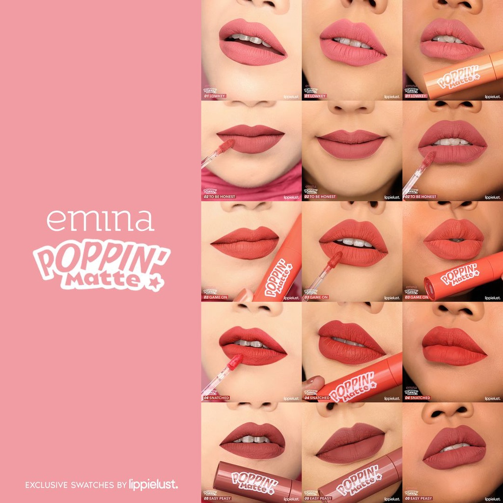 Jual Emina Poppin Matte 4.5g - Lip Cream | Shopee Indonesia