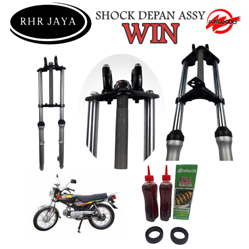 Jual Shock Depan WIN/ Shock Depan Assy/ Shock Tele WIN (SET) | Shopee ...
