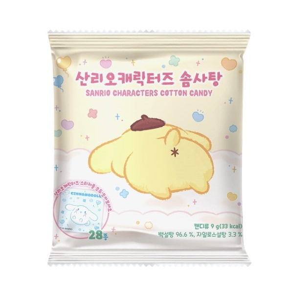 Jual Sanrio Characters Cotton Candy Permen Kapas Gulali / Gulali Anak ...