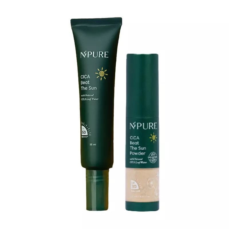 Jual Npure Sunscreen Cica Beat The Sun centella asiatica SPF 50 PA ...