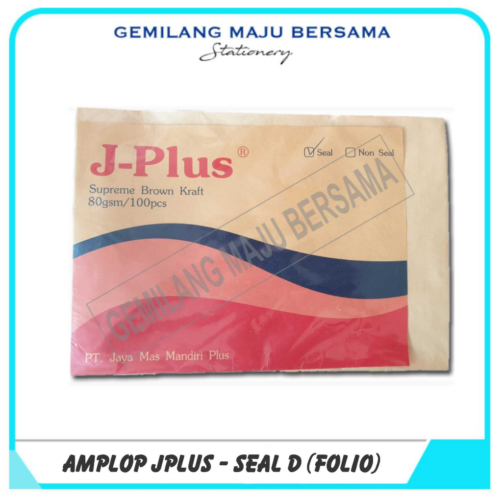 Jual [ HARGA TERTERA PAKET 7 PAK !! ] Amplop Coklat kraft / Samson JPLUS + SEAL D ( F4 ) 24x34 ...
