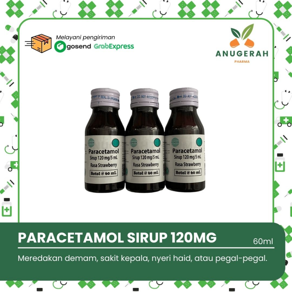 Jual Paracetamol 120mg Sirup 60ml Mersifarma | Shopee Indonesia