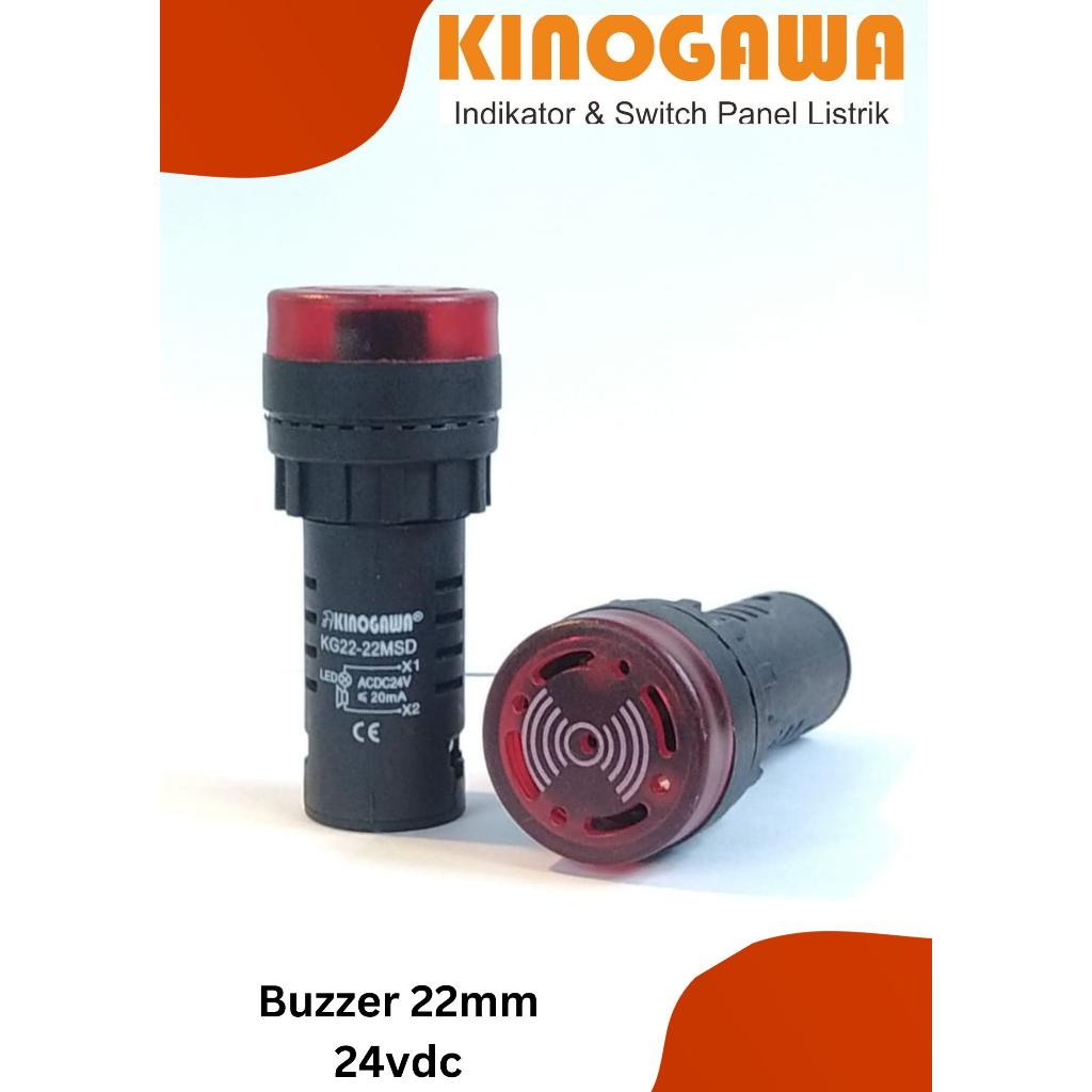 Jual Buzzer LED 22mm KG22-22MSD 24v AC/DC | Shopee Indonesia