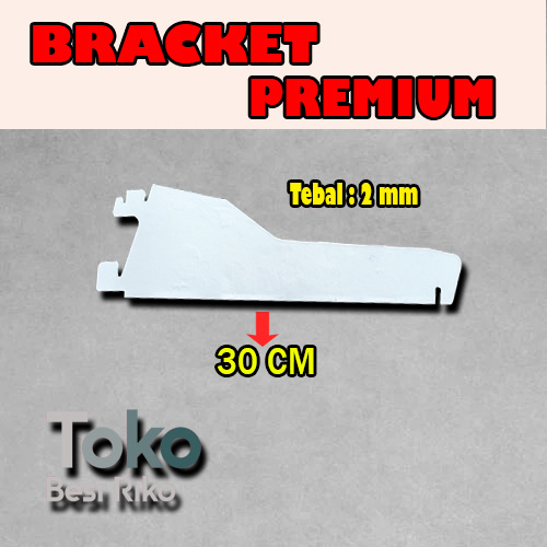 Jual Bracket PREMIUM Ukuran 30cm & 35cm Untuk Penahan Shelving Rak ...