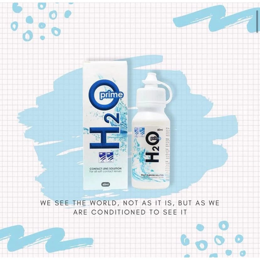 Jual H2O Prime Contact Lens Solution 60ml | Shopee Indonesia