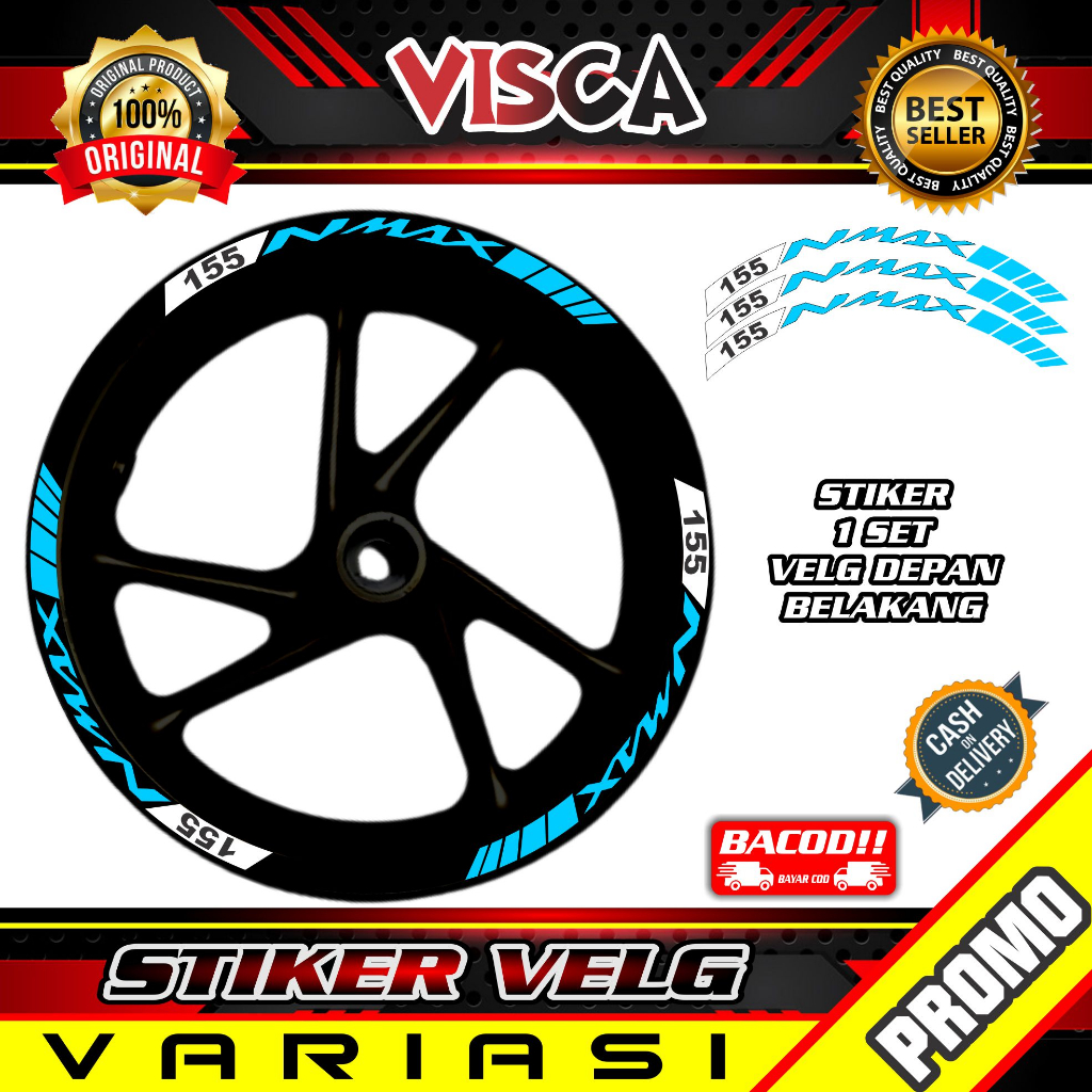 Jual Stiker Velg List Velg Motor Stiker Velk Nmax 155 | Shopee Indonesia