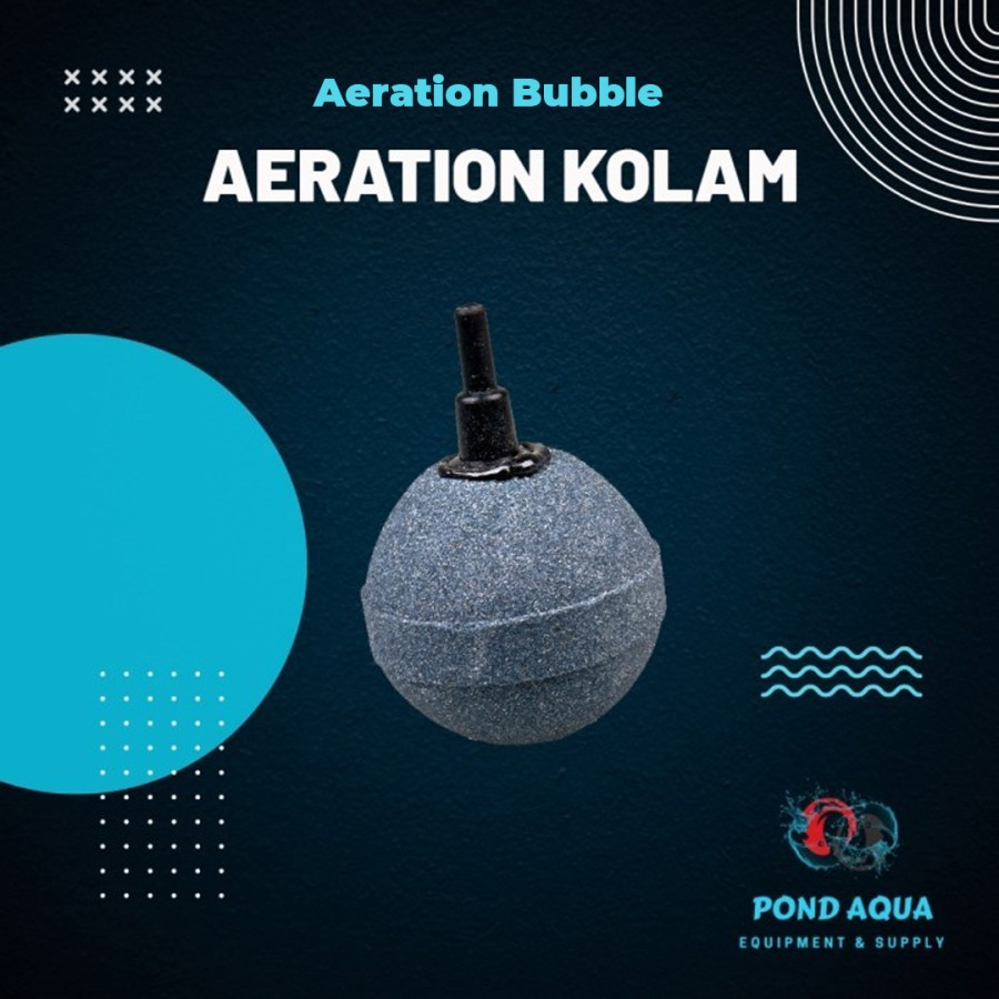 Jual Batu Aquarium Air Stone Batu Aerasi Gelembung Udara Oksigen Bola ...