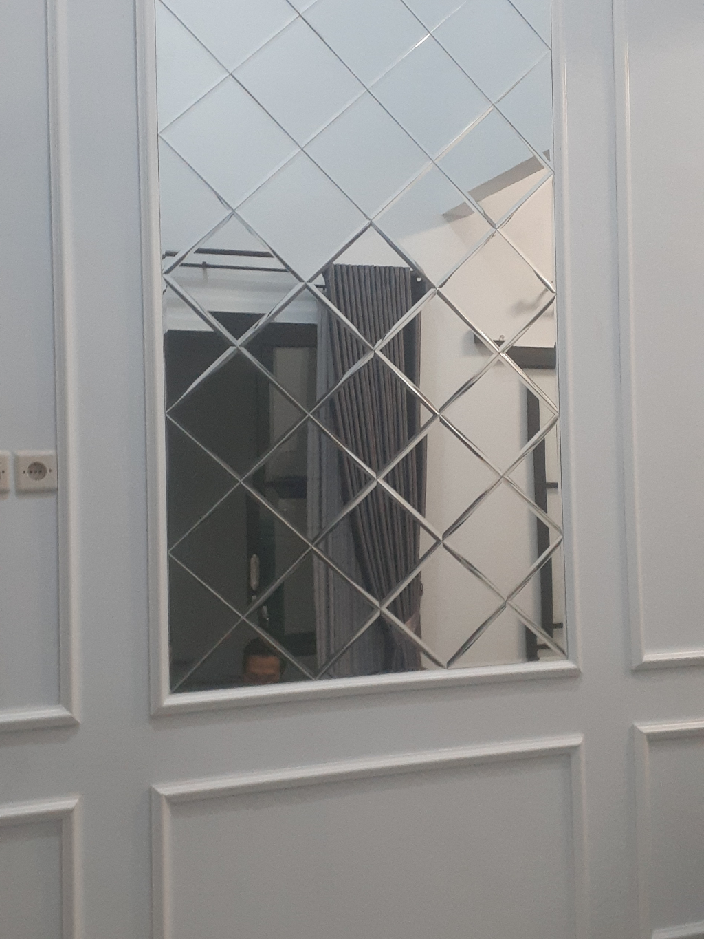 Jual kaca cermin bevel moulding ukuran 150cm x150cm | Shopee Indonesia