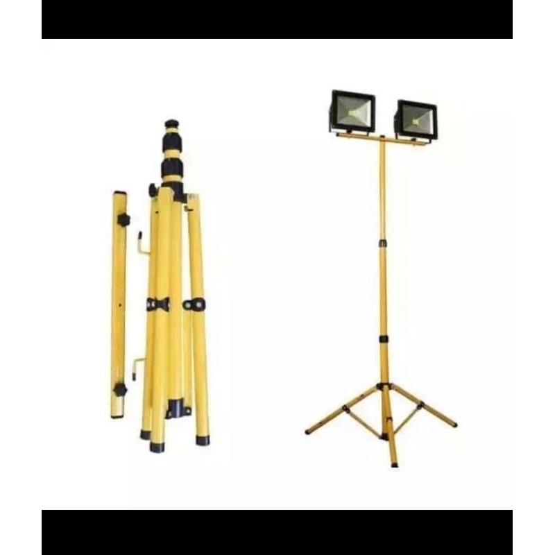 Jual Tripod lampu sorot tiang lampu floodlight flood light | Shopee ...
