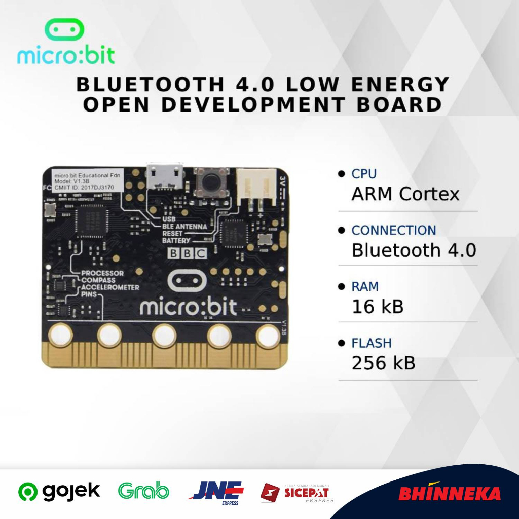 Jual micro:bit Bluetooth 4.0 Low Energy Open Development Board | Shopee Indonesia