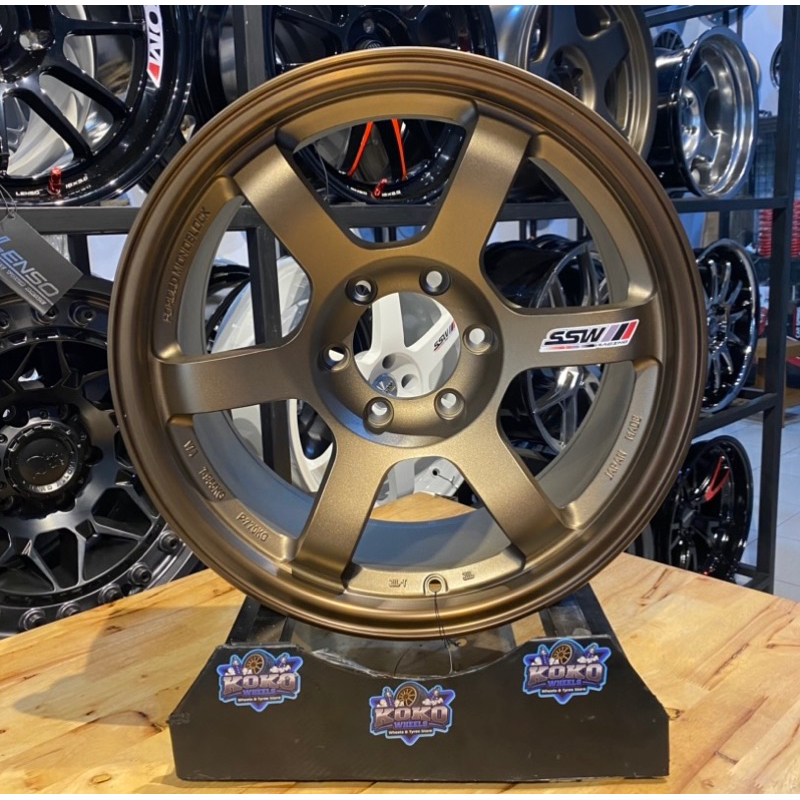 Jual Velg Mobil SSW S202 Te37 Progressive R18 untuk Fortuner Pajerosport | Shopee Indonesia