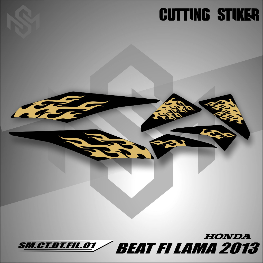 Jual Stiker Cutting Api Honda Beat Fi lama Sudah Cutting - Sticker Copy ...