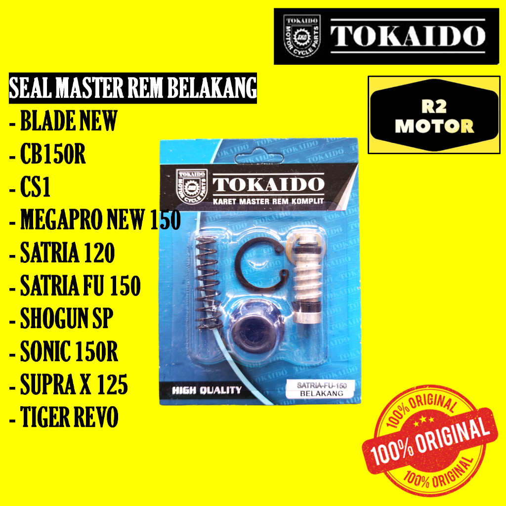 Jual SEAL MASTER REM KIT BELAKANG HONDA BLADE CB150R CS1 MEGAPRO SATRIA FU SHOGUN SONIC SUPRA X ...