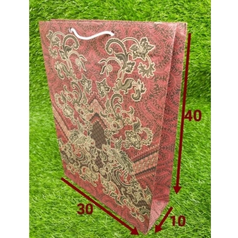 Jual paper bag batik XL/paper bag batik | Shopee Indonesia