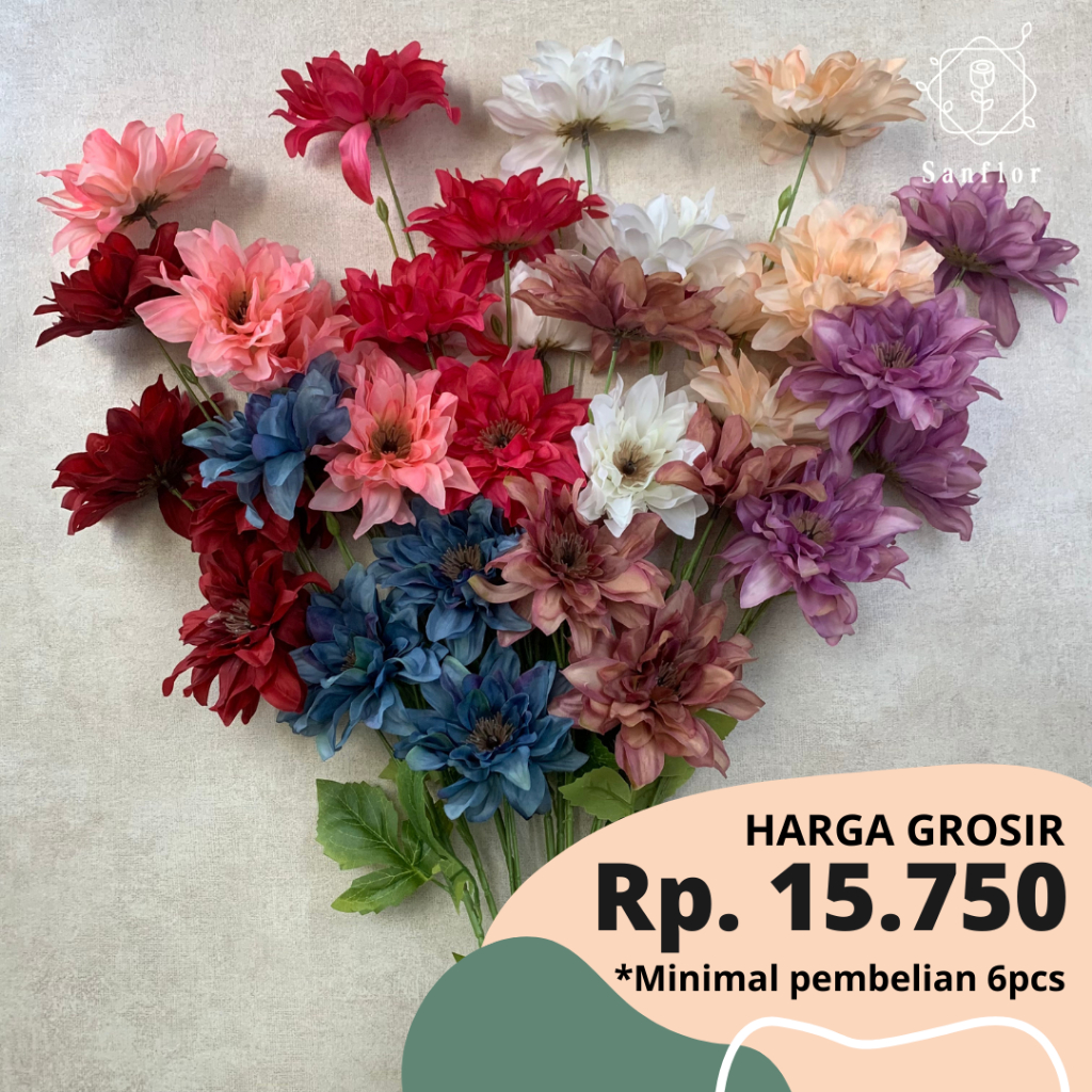 Jual BUNGA SERUNI K4/ BUNGA ARTIFICIAL/ TANAMAN HIAS PLASTIK/ HIASAN ...