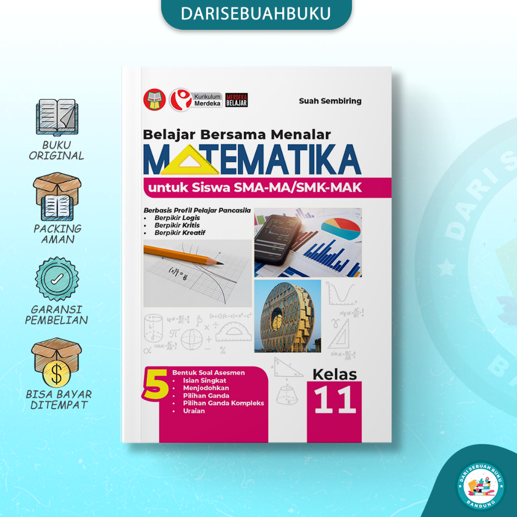 Jual Buku MATEMATIKA SMA/MA - SMK Kelas 11 - SUAH SEMBIRING - Kurikulum ...