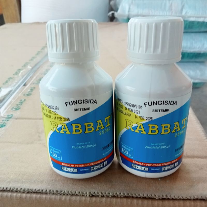 Jual Fungisida Rabbat 250 SC 100ml Untuk mengendalikan penyakit pucuk ...