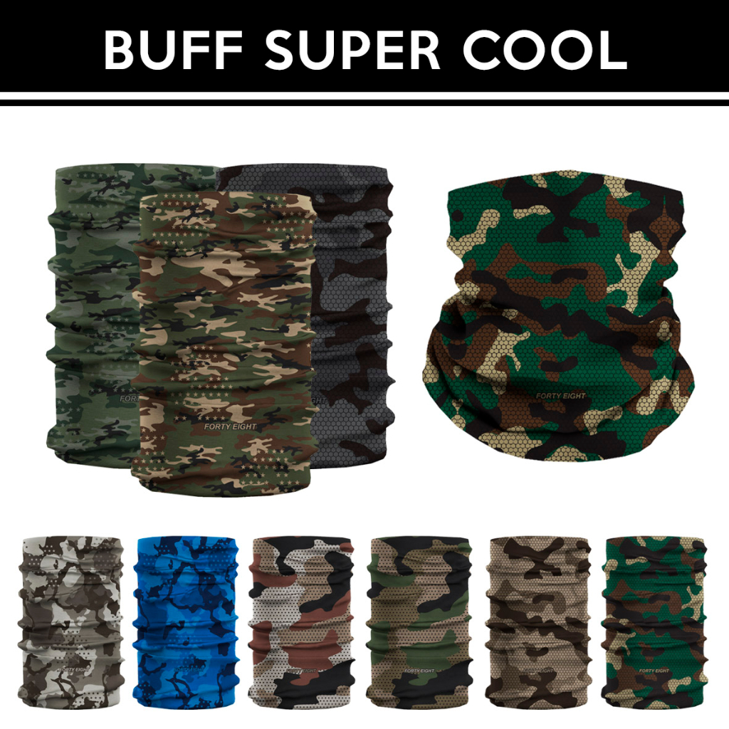 Jual Masker Multifungsi Buff Berkendara Motor Full Print Army Tactical ...