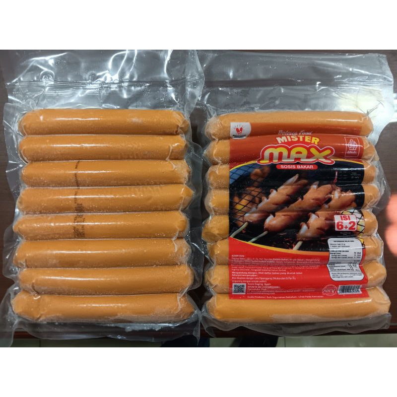 Jual Mister Max Sosis Bakar Jumbo isi 8 500gr | Shopee Indonesia