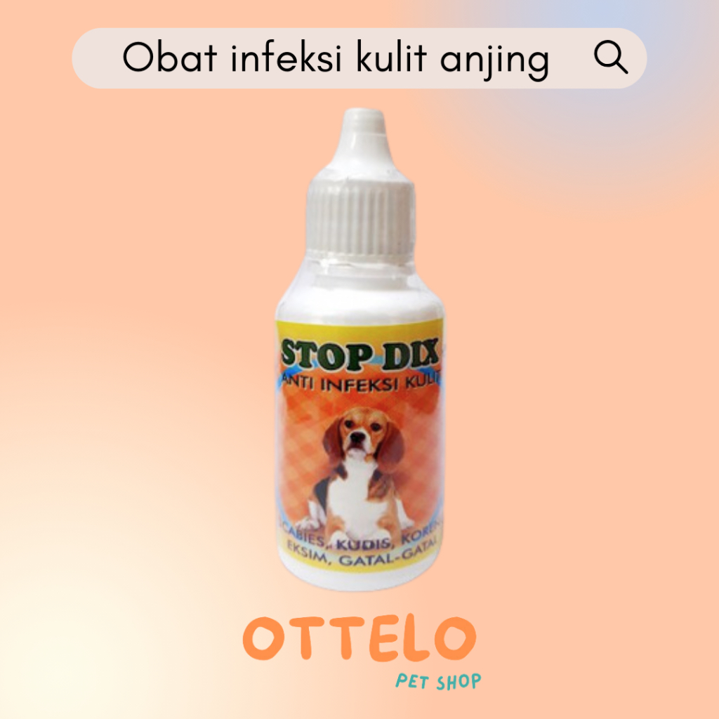 Jual Stop Dix Obat Scabies Jamur dan Infeksi Kulit pada Anjing | Shopee ...
