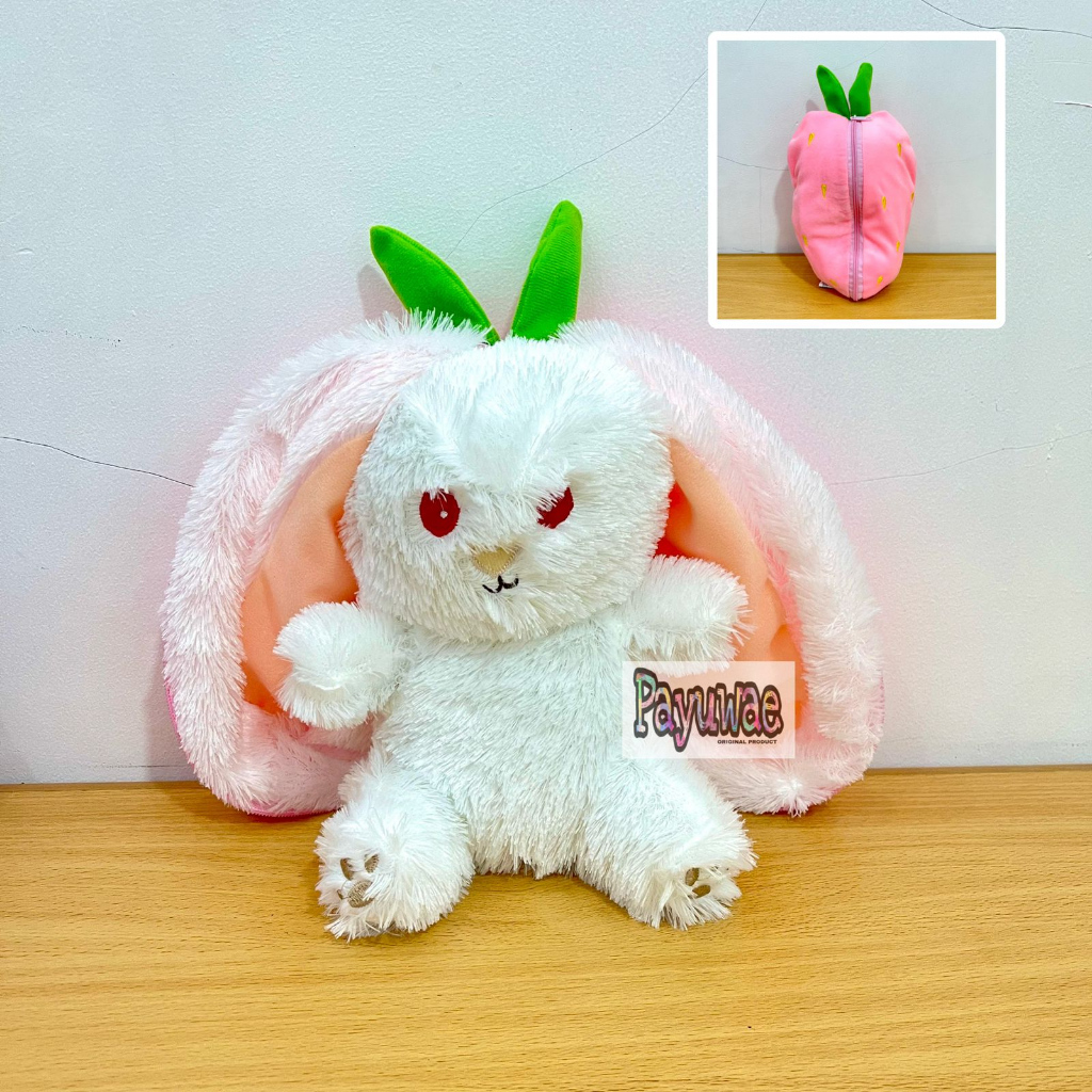 Jual Boneka Kelinci Strawberry LED Motif Wortel Kartun Mewah Lucu Untuk ...