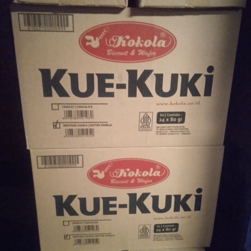 Jual kue kuki kukis dengan rasa coklat dan mentega vanila isi 24 pcs | Shopee Indonesia