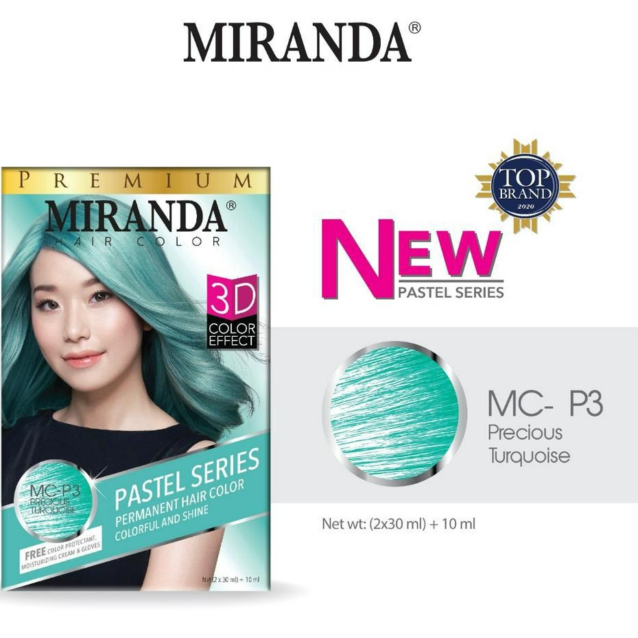 Jual MIRANDA Hair Color Pastel Series 30ml Permanent || Cat Rambut ...