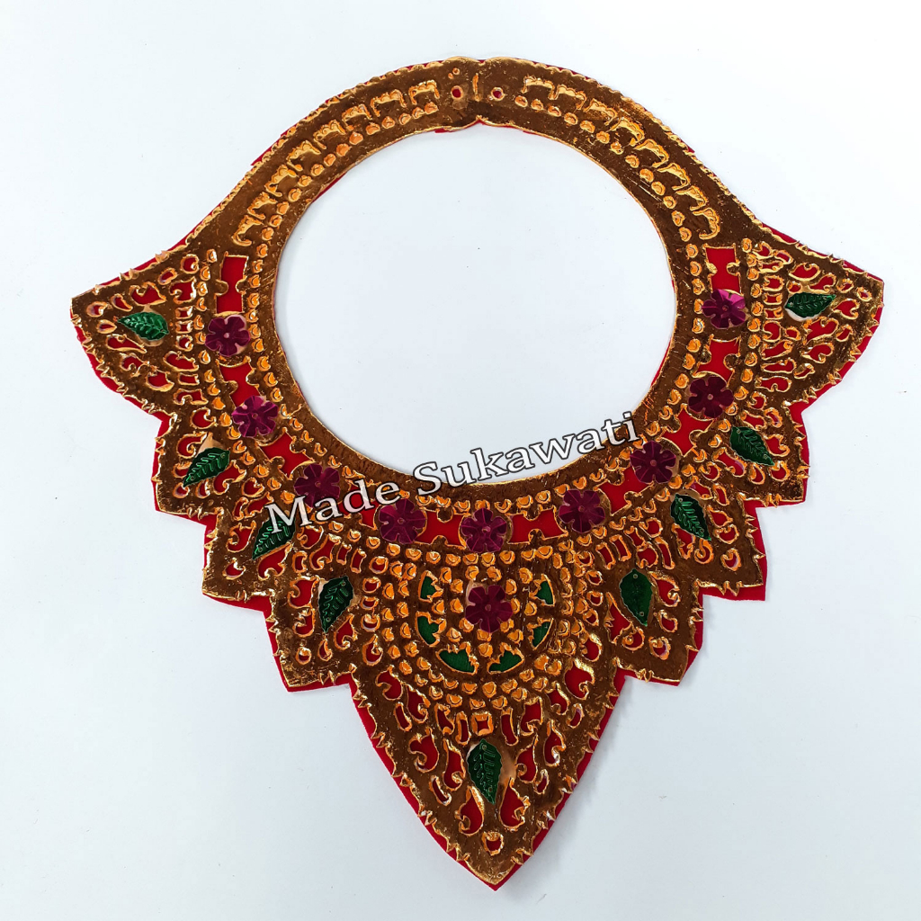 Jual Badong kalung daun aksesoris Tari Bali Karton Solex | Shopee Indonesia