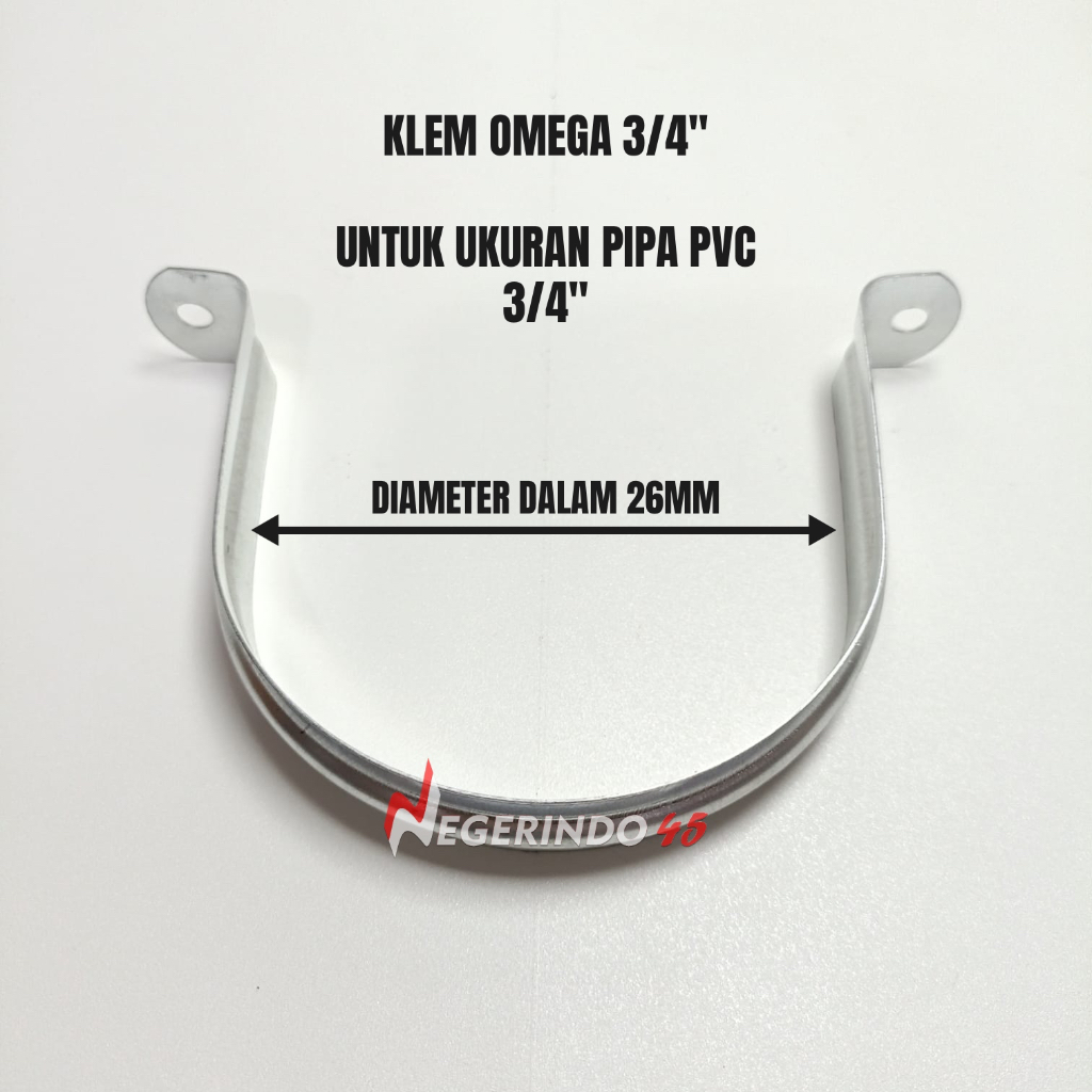 Jual IPW KLEM OMEGA 1/2" 3/4" 1" 1 1 /4" 1 1/2" CLAMPS OMEGA GALVANIS | Shopee Indonesia
