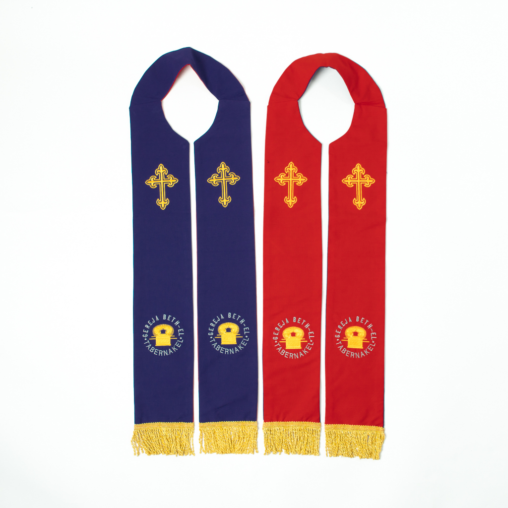 Jual Miracle - Stola Gereja - Bolak-balik Merah Ungu - Jos Miracle ...