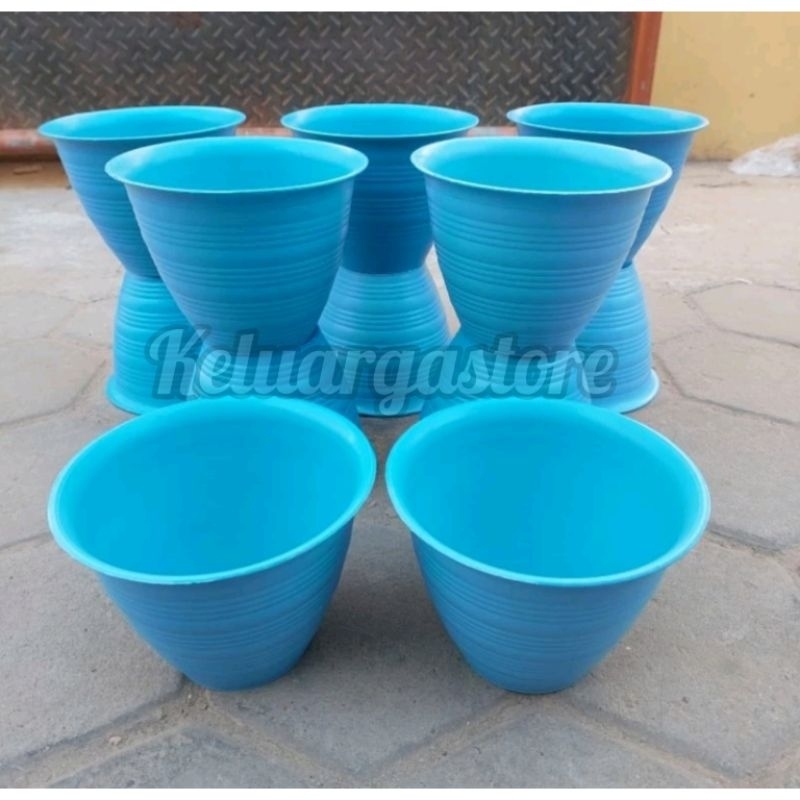 Jual termurah 12 pcs pot tawon 20 / POT BUNGA TAWON 20CM / POT TANAMAN ...
