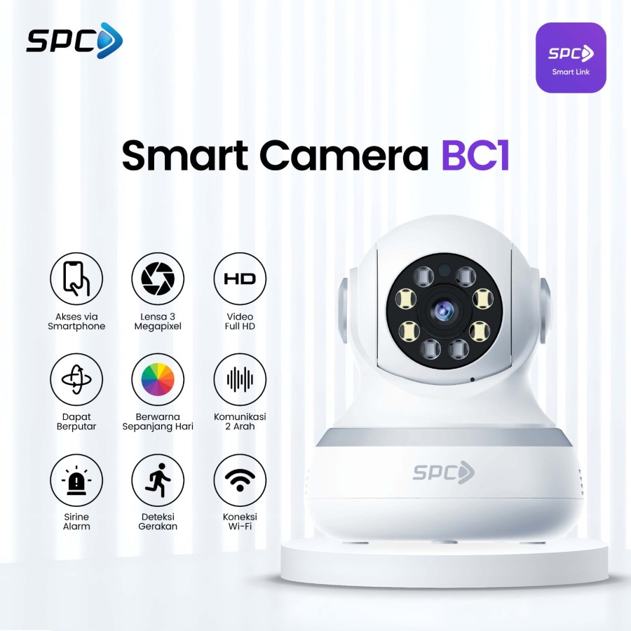 Jual Kamera CCTV Wifi SPC BABYCAM SMART BC1 IP Cam Resolusi 3mp Shopee Indonesia