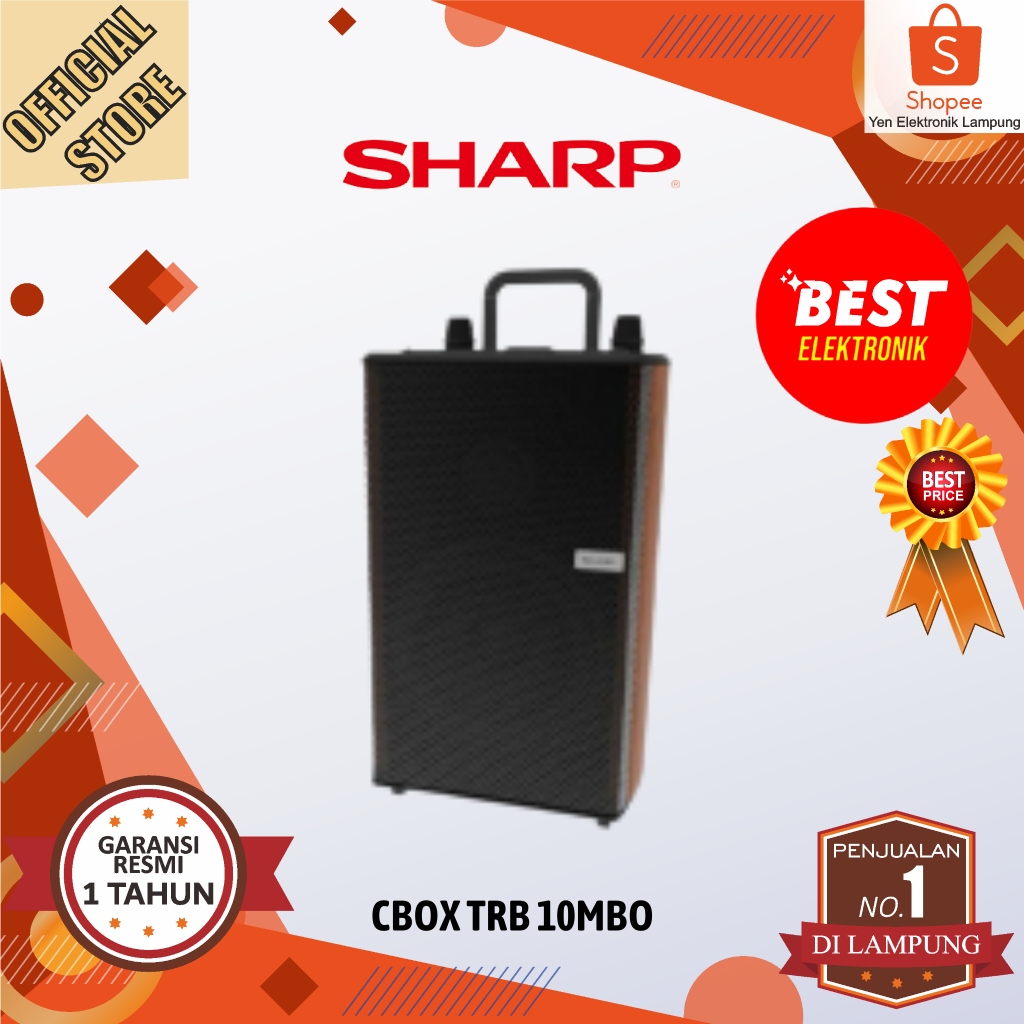 Jual Speaker Aktif Portable SHARP CBOX TRB10MBO ORIGINAL TRB 10 MBO | Shopee Indonesia