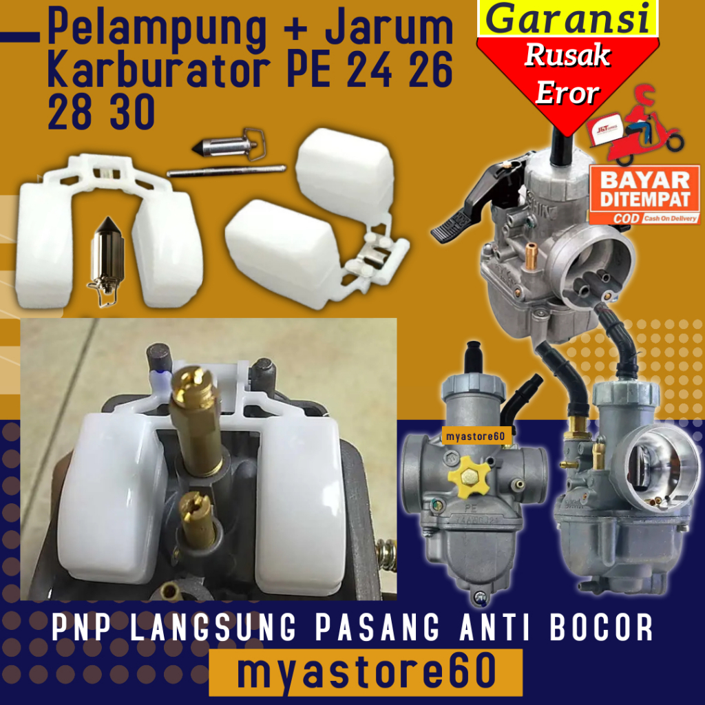 Jual (BISA COD) Pelampung Apung Jarum Apung Plampung Karburator Karbu Carburator NSR PE 24 26 28 ...