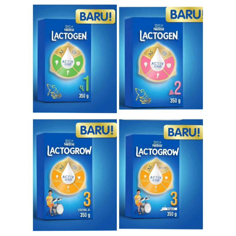 Jual Lactogen 1 350gr / Lactogen 2 350gr / Lactogrow 3 Madu/Vanila ...
