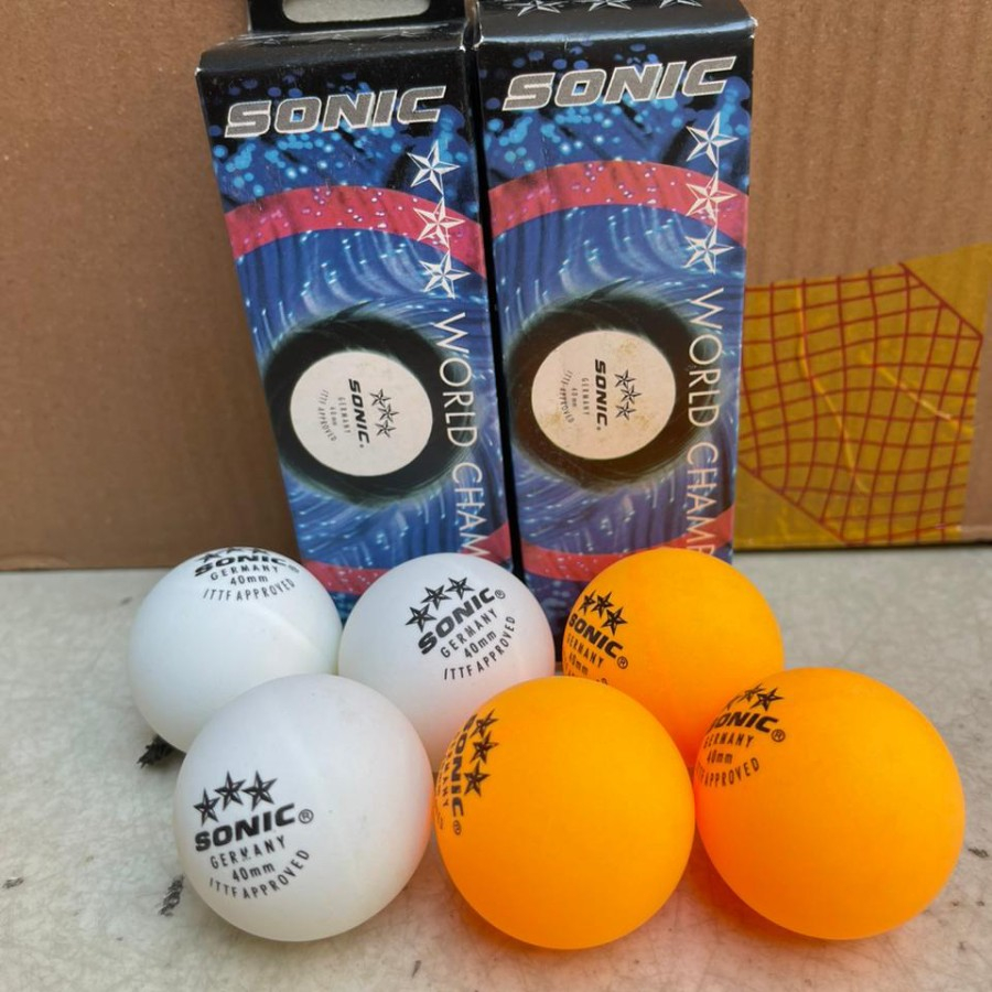 Jual Bola ping pong bola tenis meja Sonic 40 MM + Murah | Shopee Indonesia
