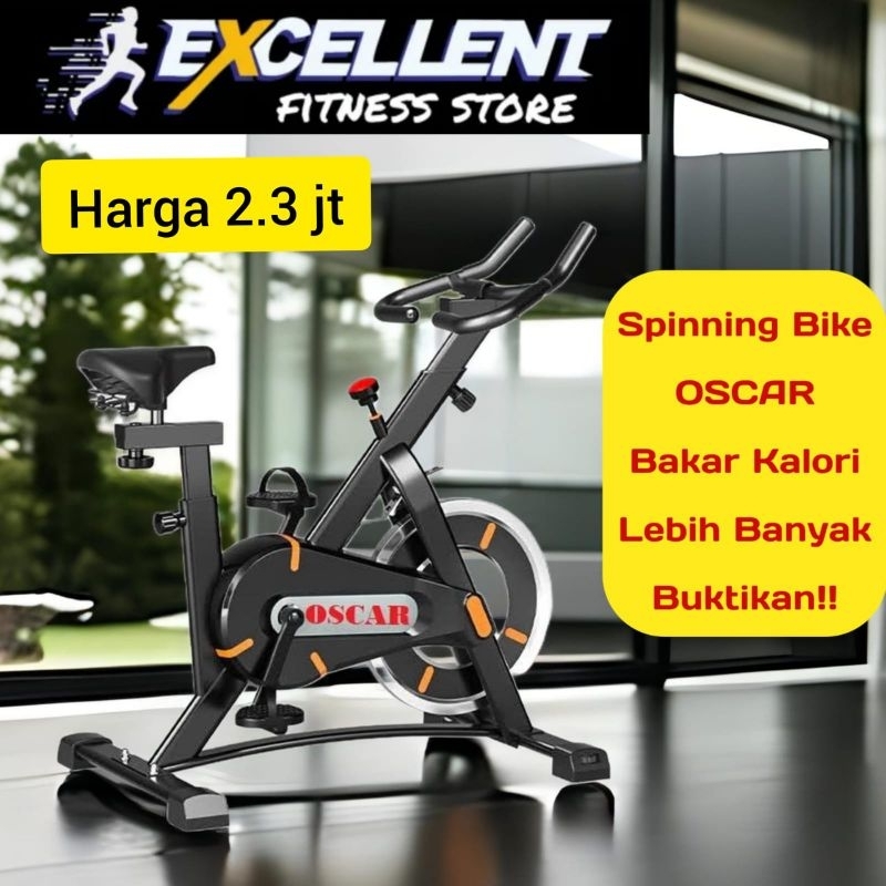Jual Sepeda Statis Big Spinning Bike Oscar Fitnes Spin Bike | Shopee Indonesia