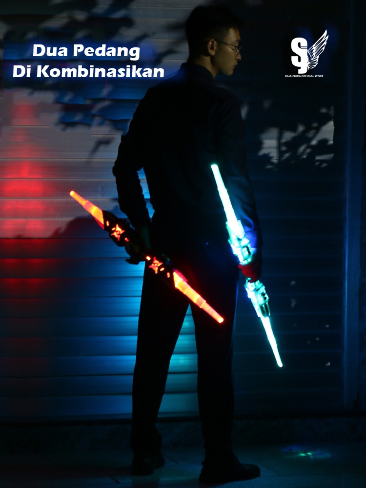 Jual SEJAHTERA SELALU - Pedang Mainan Star Wars 2 IN 1 Mainan Pedang ...