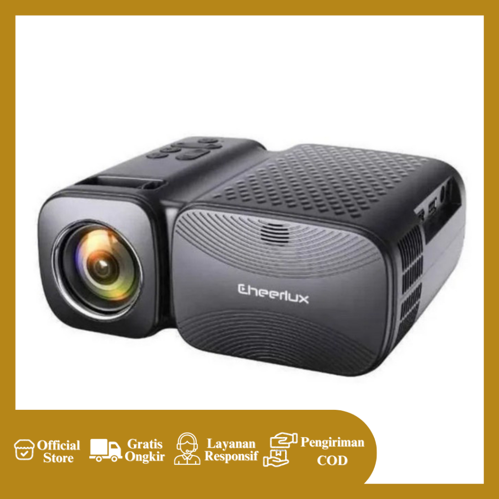 Jual Cheerlux C11 WiFi TV Tuner 1080 Proyektor 80 Ansi Lumens LED Projektor | Shopee Indonesia