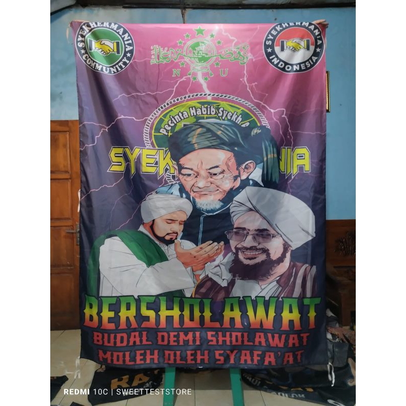 Jual terbaru BENDERA HABIB, BENDERA SYEKHERMANIA FULL PRINTING ...