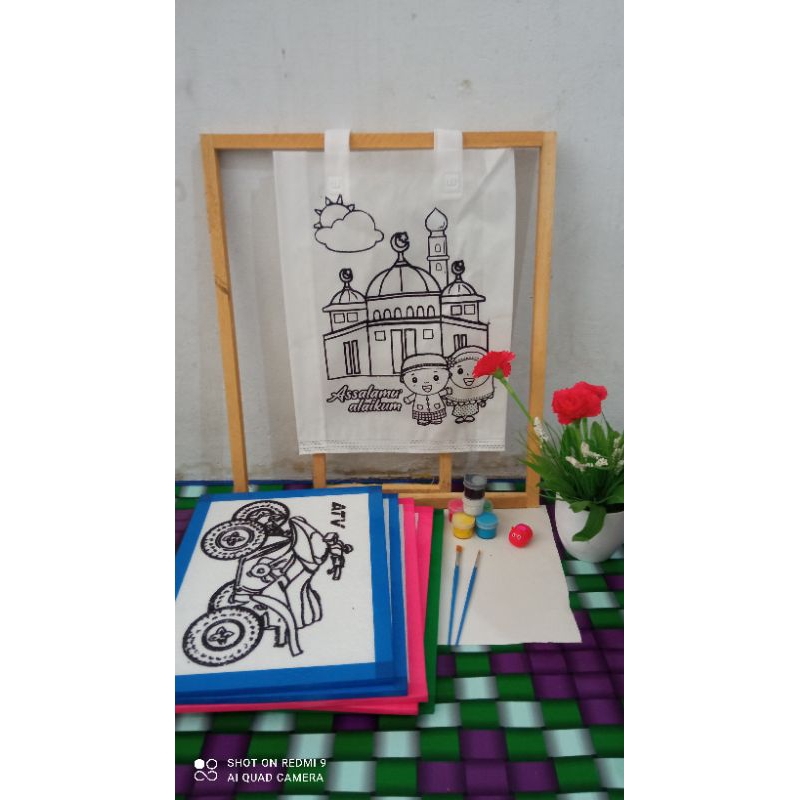 Jual STYROFOAM SET LUKIS 5 LEMBAR DAN TAS LUKIS ANAK / MAINAN / LATIHAN ...