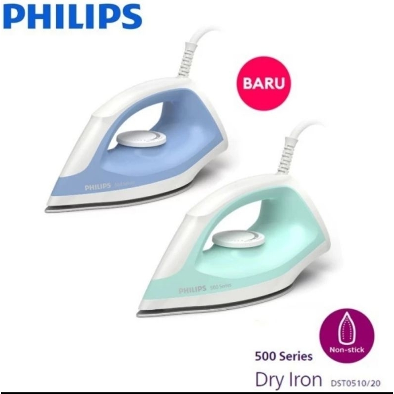 Jual Setrika Listrik PHILIPS 500 SERIES DST0510 Dry Iron 350 Watt ...