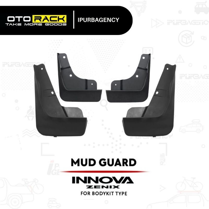 Jual Otorack Mud Guard Mobil Toyota Innova Zenix for (TypeBodykit ...