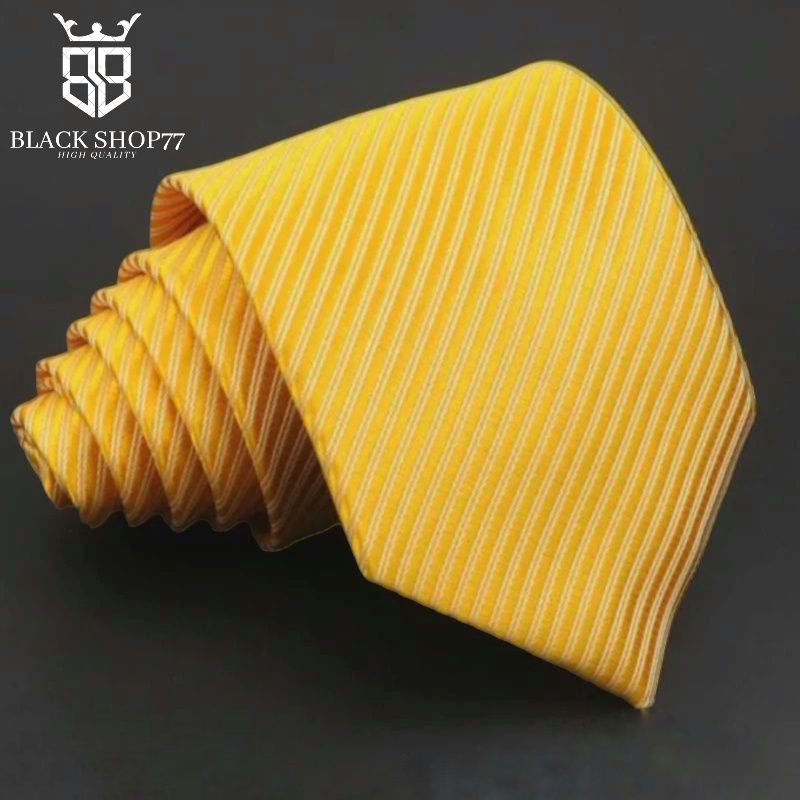 Jual Dasi Pria Dasi Panjang Dasi Motif Salur Kuning 3 Inchi 8 Cm ...